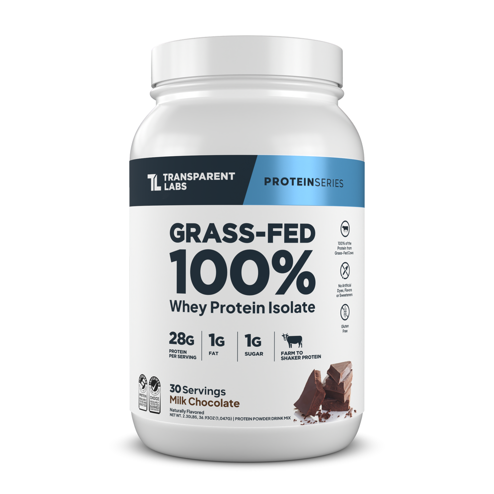 Whey Protein Isolate | Grass Fed Protein Powder – Transparent Labs