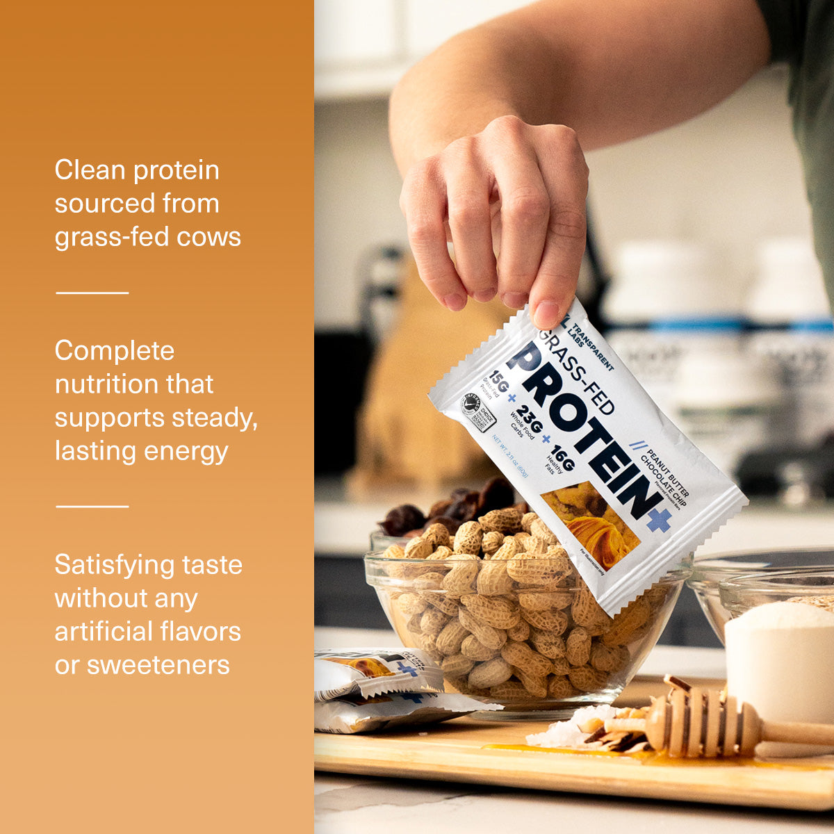 Clean Protein Bars | Grass Fed Ingredients – Transparent Labs