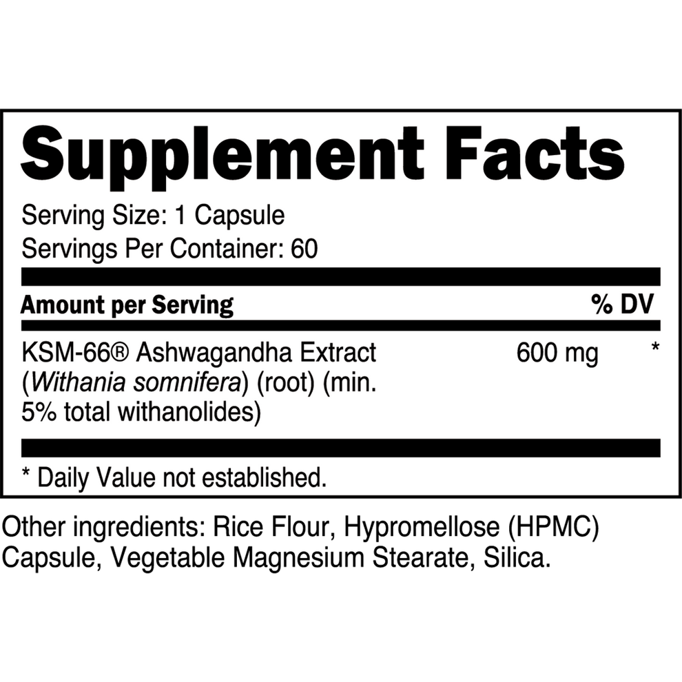 KSM-66 Ashwagandha Supplement – Transparent Labs