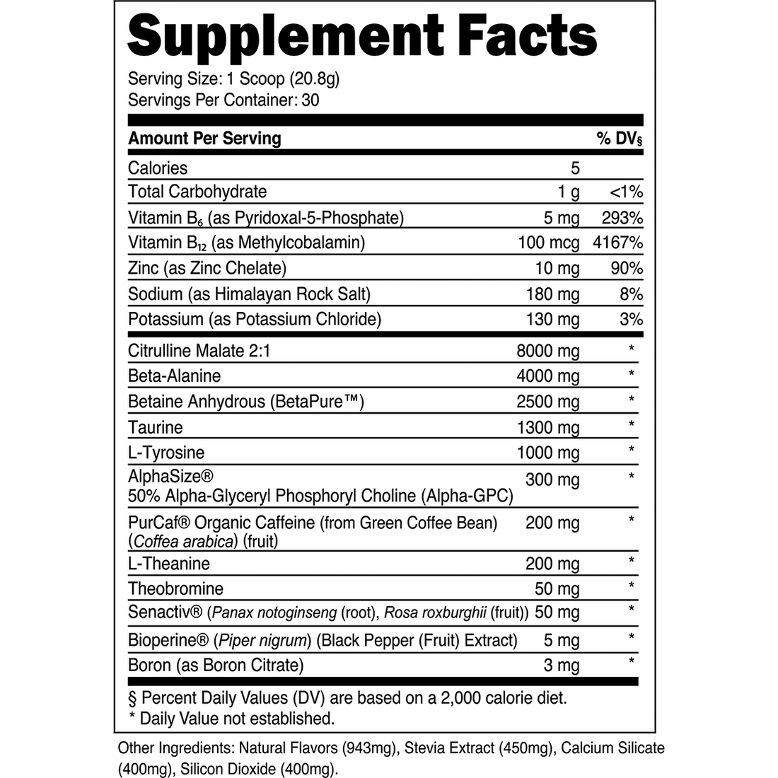 Transparent Labs BULK Pre-Workout