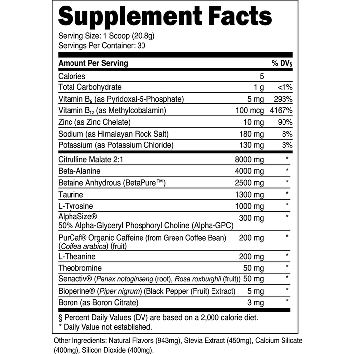 Transparent Labs BULK Pre-Workout