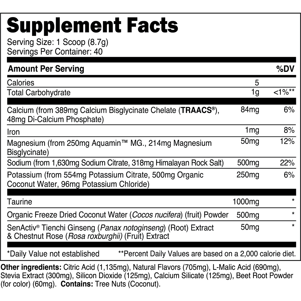 Hydrate by Transparent Labs – Clean Electrolyte Powder
