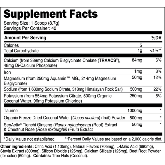 Hydrate by Transparent Labs – Clean Electrolyte Powder