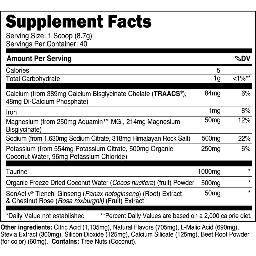 Clean Electrolyte Powder | Hydrate by Transparent Labs