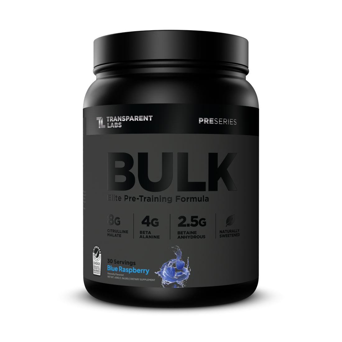 Bulk Black Pre-Workout by Transparent Labs