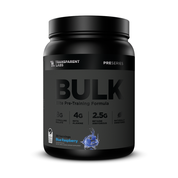 Bulk Black Pre-Workout by Transparent Labs