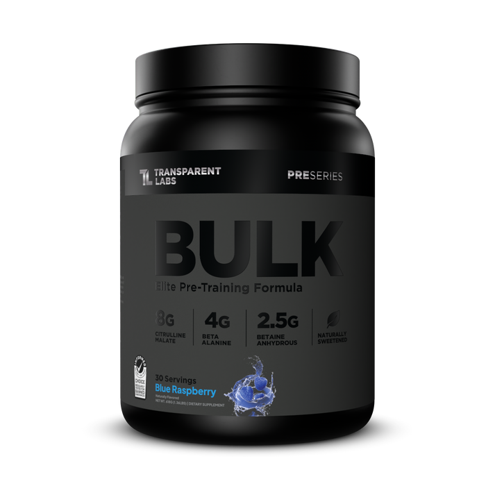 Bulk Black Pre-Workout | High-Stim Formula – Transparent Labs