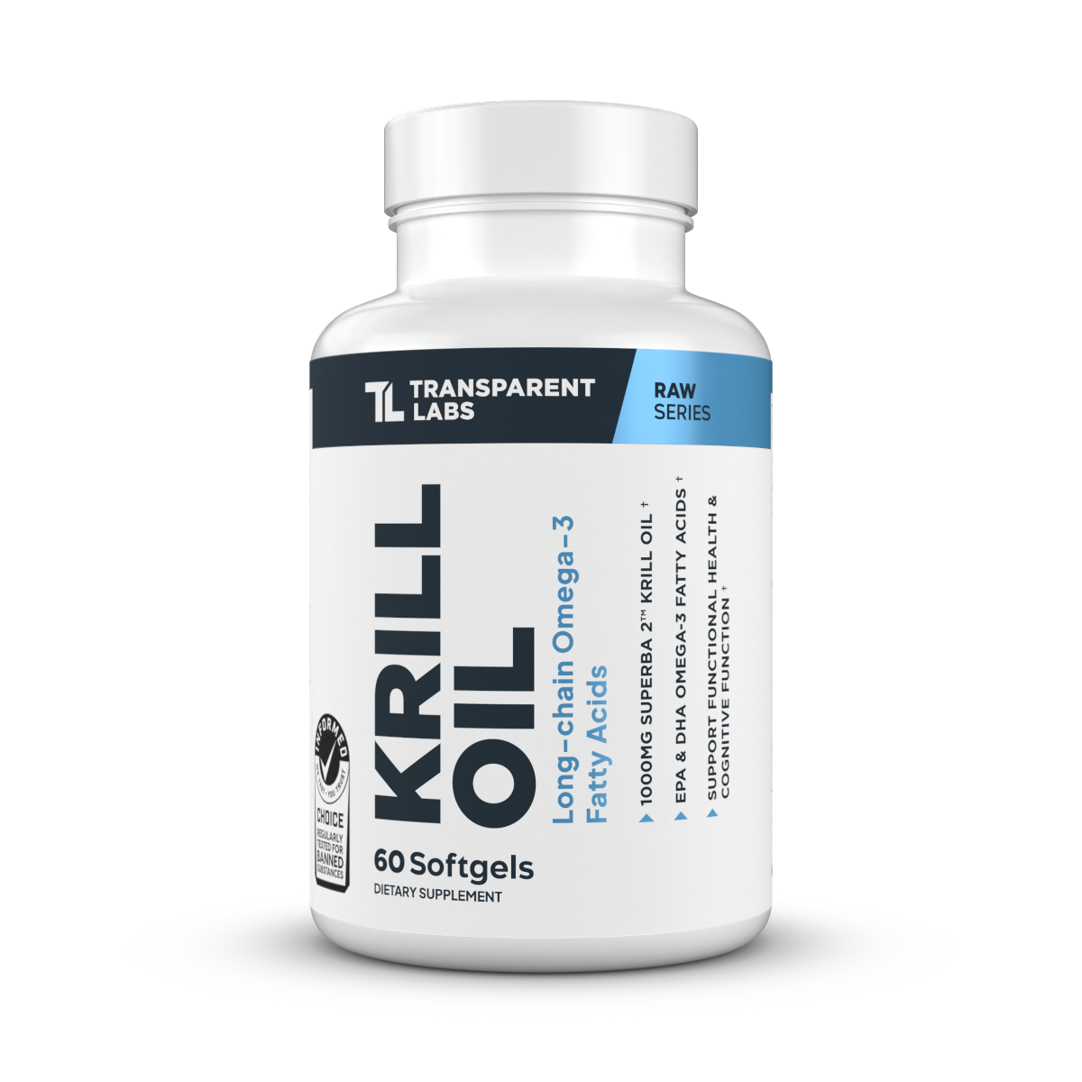 Krill Oil Supplement | 1000mg | Pure Antarctic Source – Transparent Labs