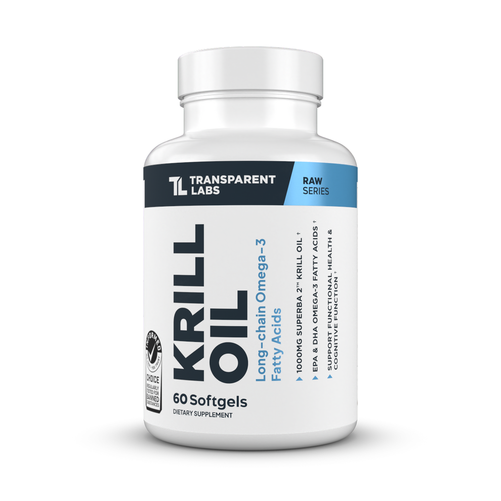 Krill Oil Supplement | 1000mg | Pure Antarctic Source – Transparent Labs
