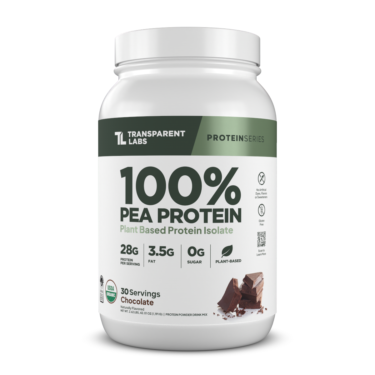 Pea Protein Powder | 100% Plant-Based – Transparent Labs