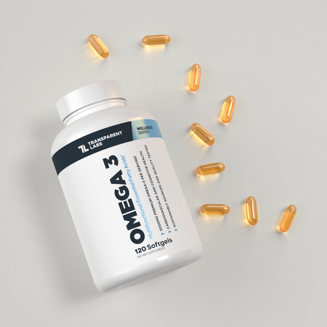 Omega-3 Supplement | 3,000 mg | Sustainably Sourced – Transparent Labs