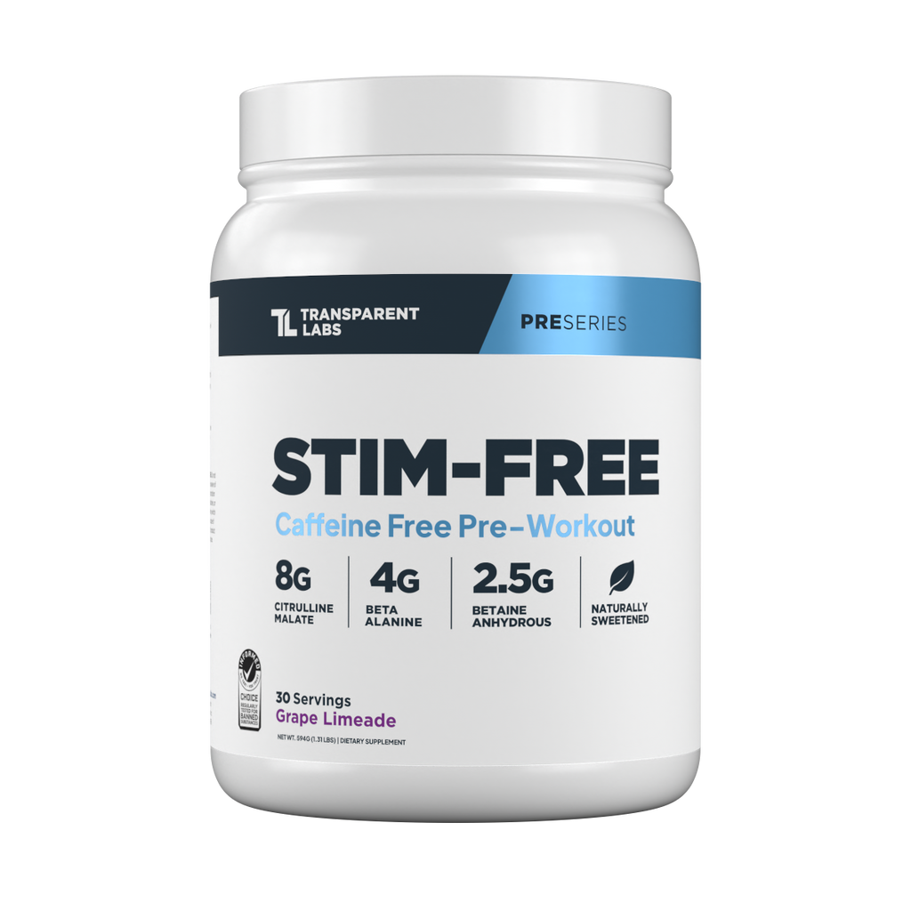 Top 10 Stim-Free Pre-Workout Ingredients for 2025 – Transparent Labs