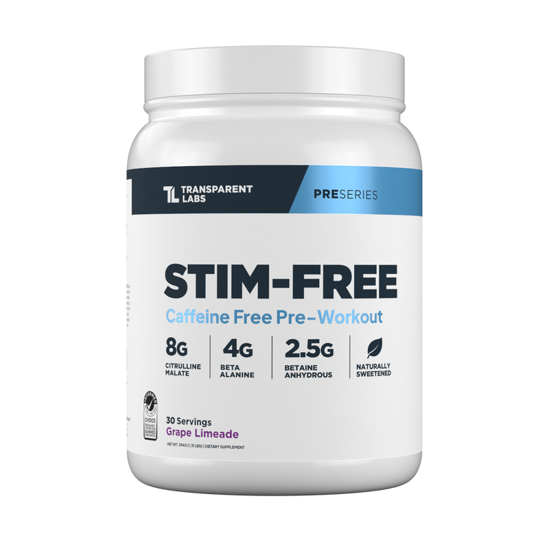 Top 10 Stim-Free Pre-Workout Ingredients for 2025 – Transparent Labs