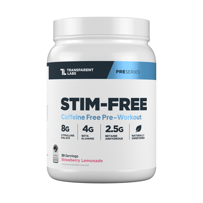 Non Stim Pre-Workout | Transparent Labs Stim Free Pre-Workout