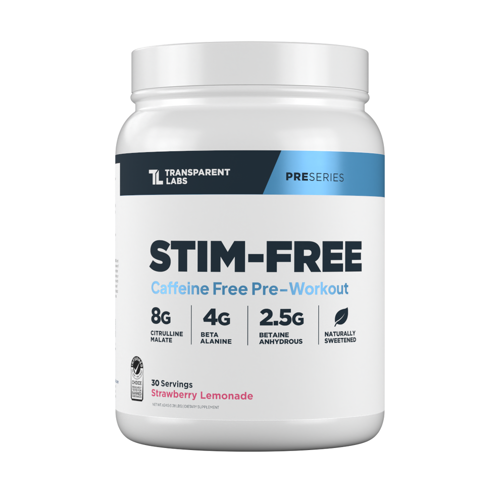 Non Stim Pre-Workout | Transparent Labs Stim Free Pre-Workout