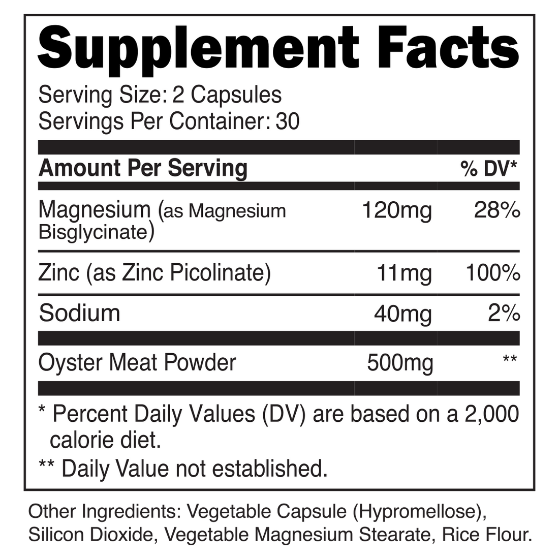ZMO Supplement: Zinc, Magnesium & Oyster Extract Formula – Transparent Labs