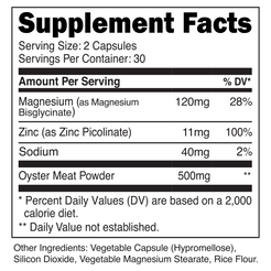 ZMO Supplement: Zinc, Magnesium & Oyster Extract Formula – Transparent Labs