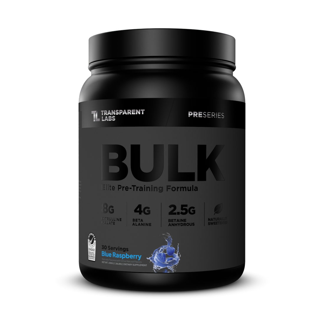 Bulk Black Pre-Workout by Transparent Labs