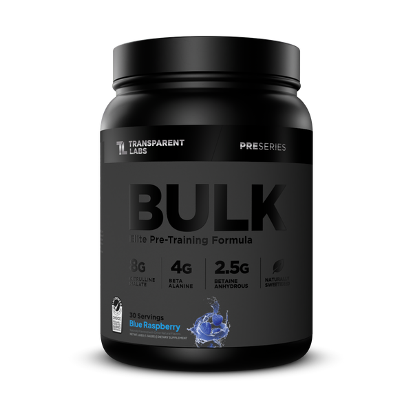 Bulk Black Pre-Workout by Transparent Labs