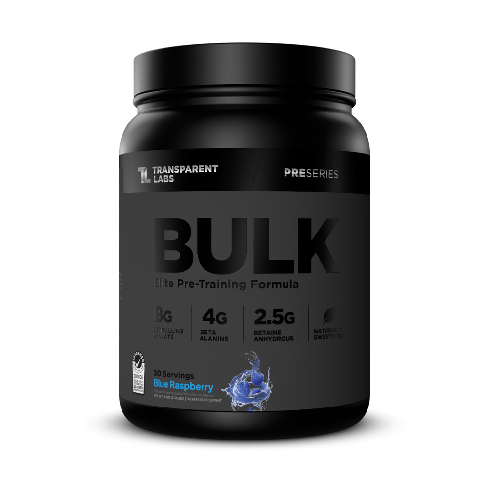 Bulk Black Pre-Workout by Transparent Labs